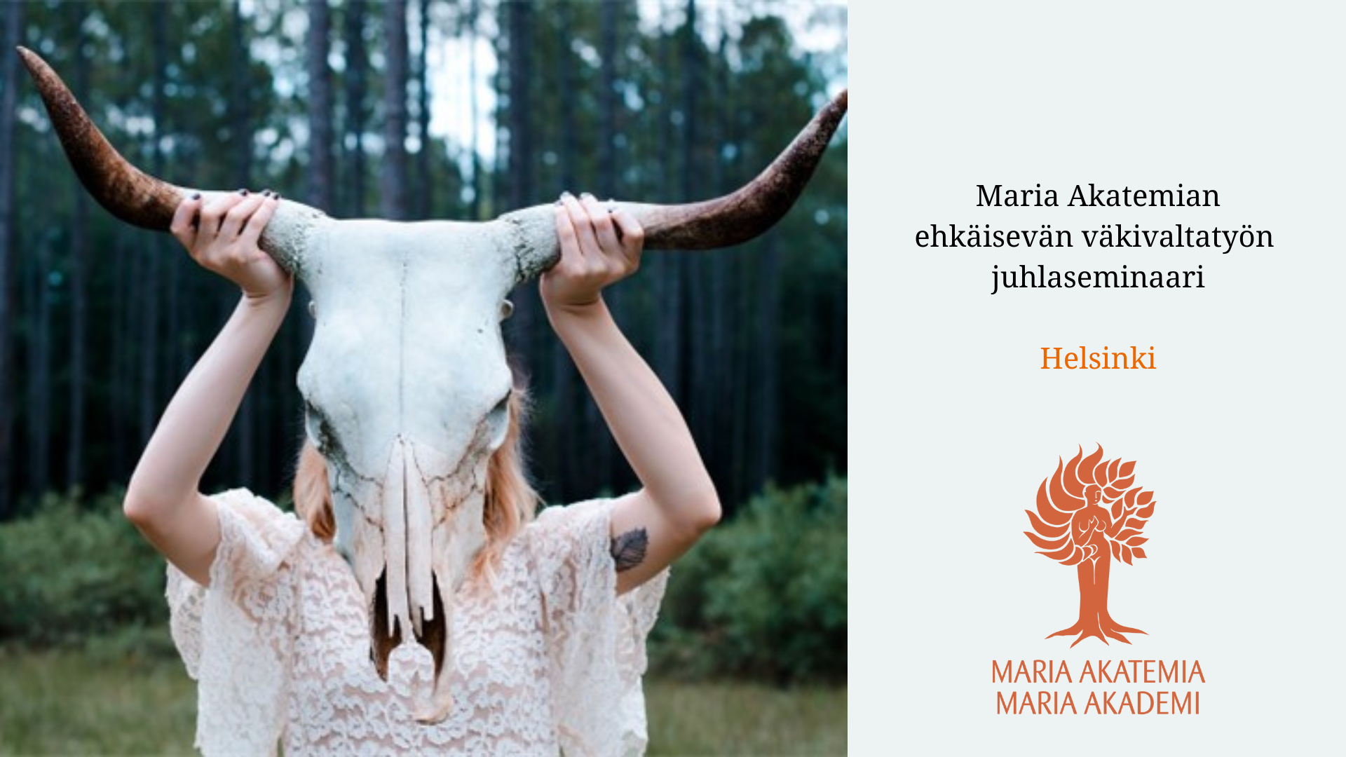 Ehkäisevän väkivaltatyön juhlaseminaari Helsingissä - Maria Akatemia | Ihmisten ja yhteisöjen ...